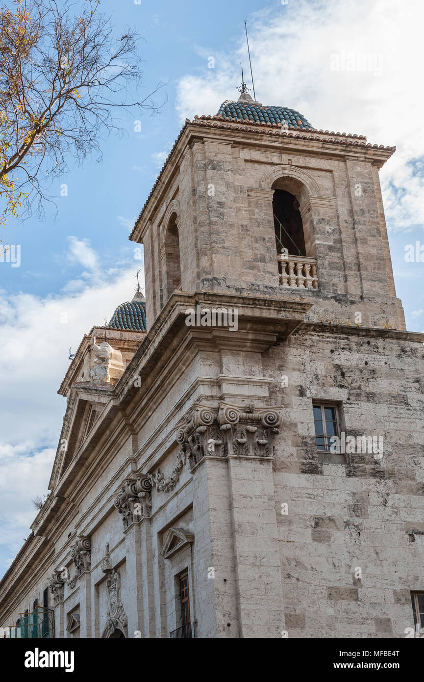 Palace of Temple and Church, Valencia, Spain Stock Photo - Alamy