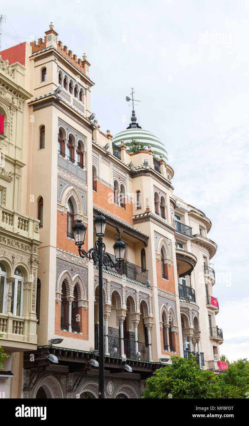 Architecture of the Constitution avenue of the Historic Centre in ...
