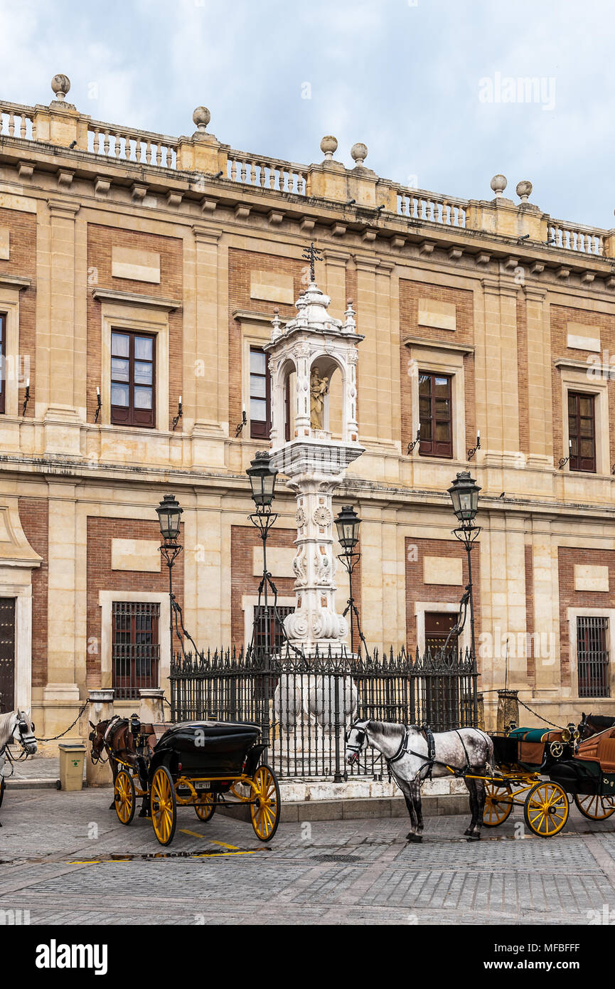 Architecture of the Historic Centre of Seville, Spain Stock Photo - Alamy