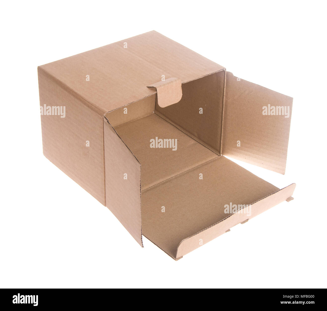 box. cardboard box on the background Stock Photo - Alamy
