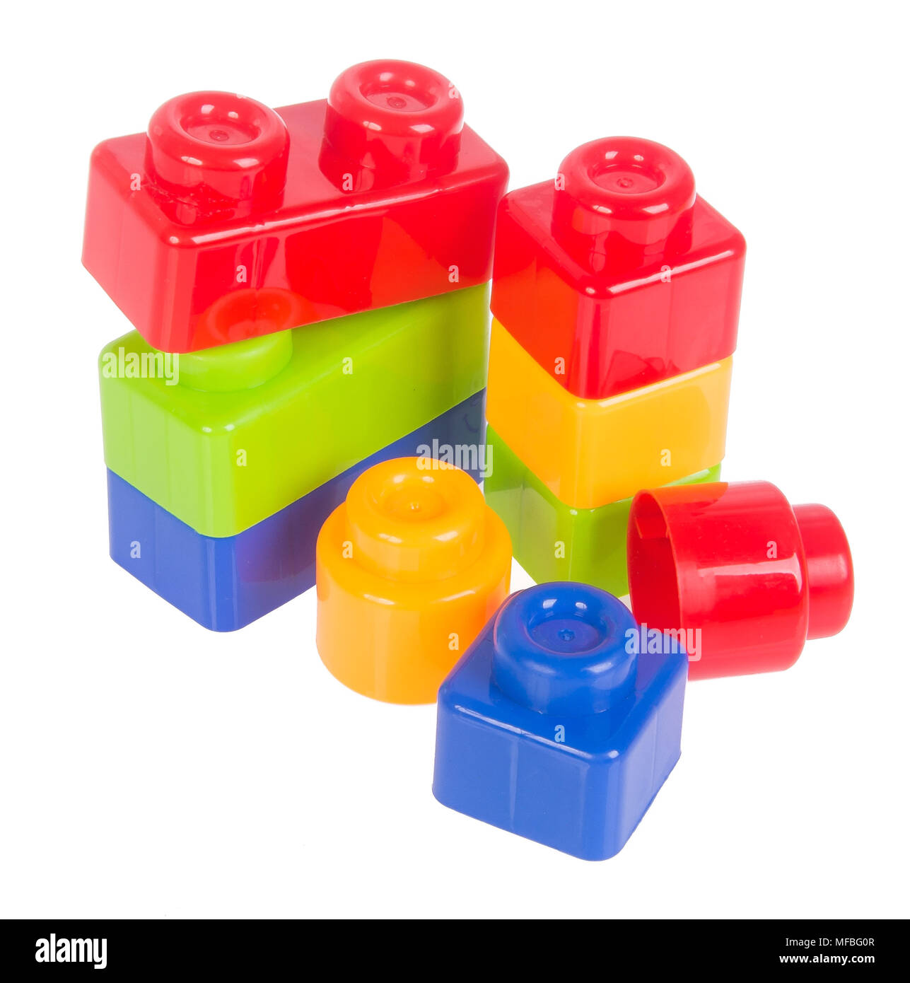 Lego brick pile Cut Out Stock Images & Pictures - Alamy