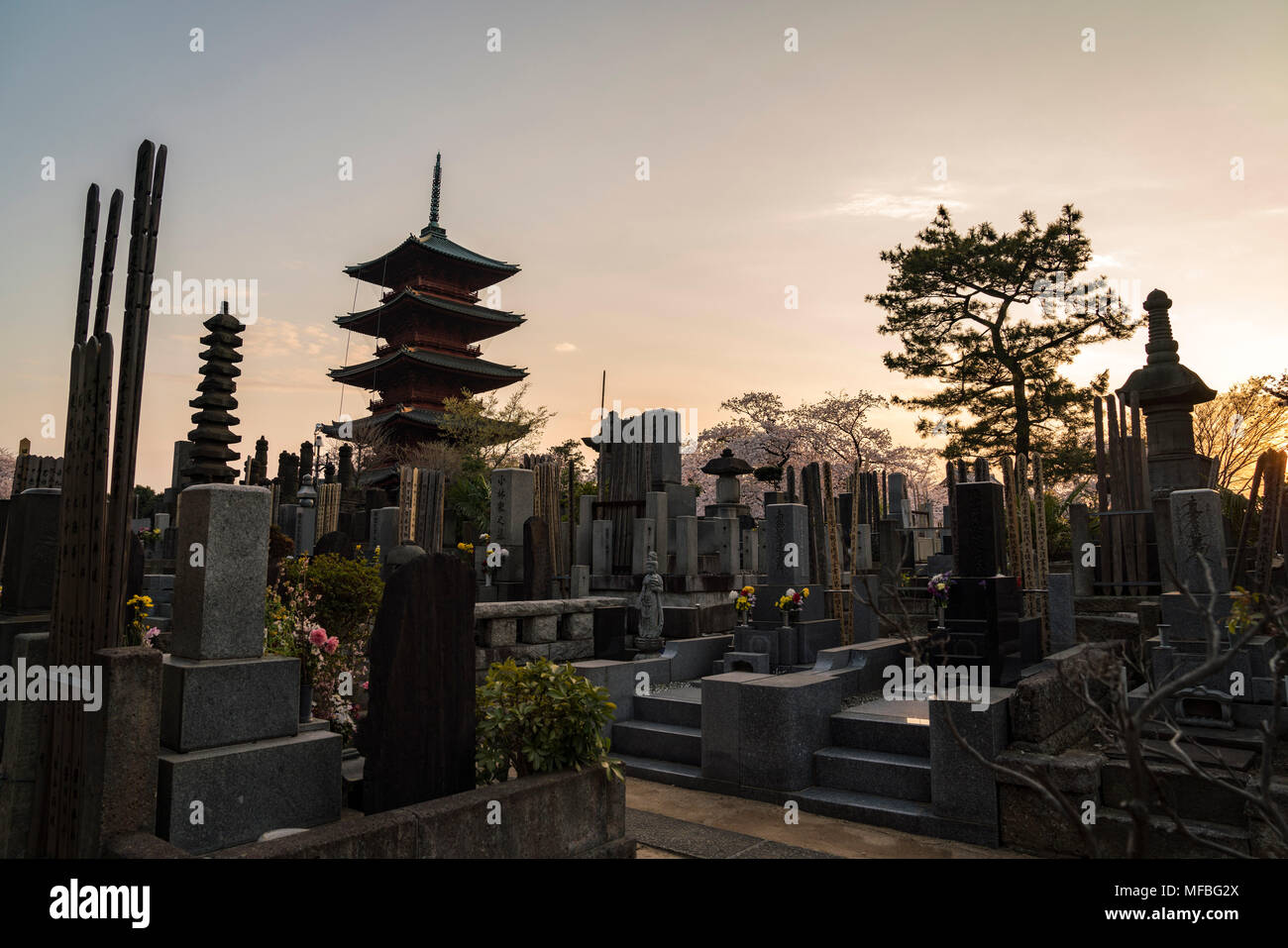 Japanese tombs hi-res stock photography and images - Alamy