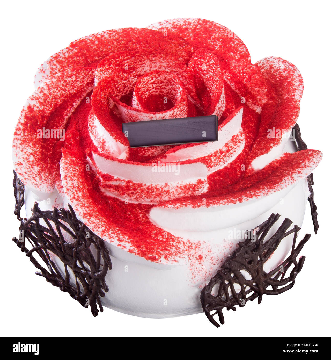 Birthday wedding cakes fruit Cut Out Stock Images & Pictures - Alamy