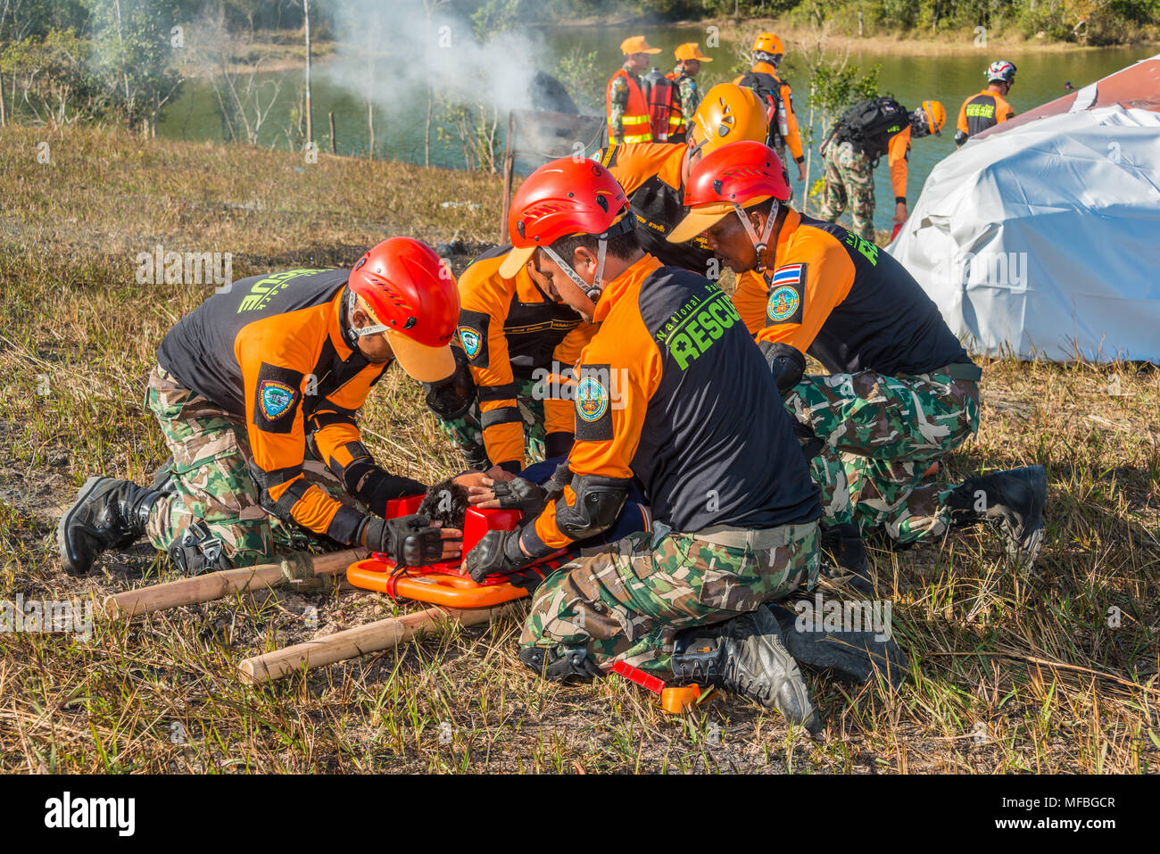 Firefighter rescue carry hi-res stock photography and images - Alamy