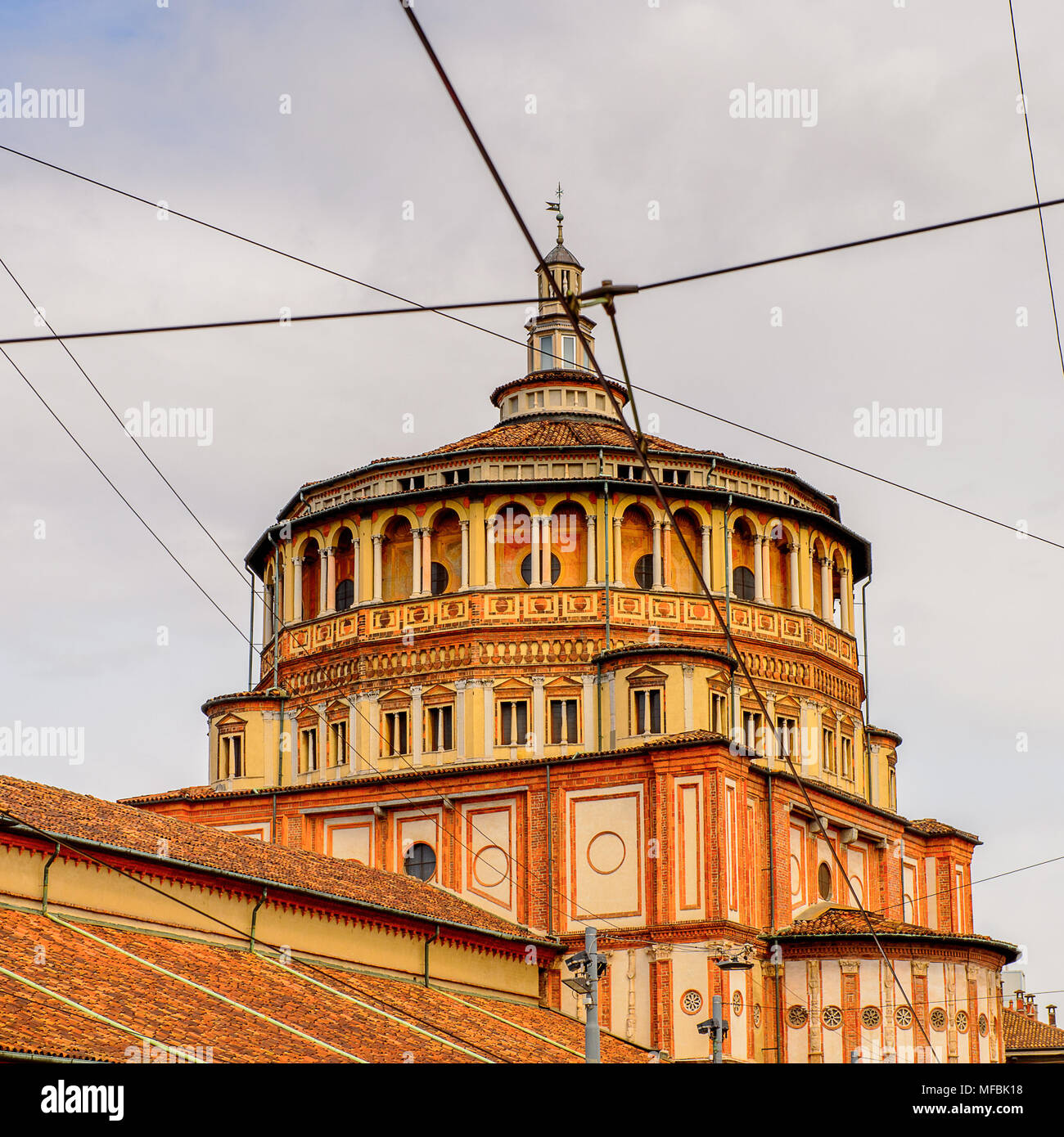 Architecture of the centre of Milan, the capital of Lombardy, Italy ...