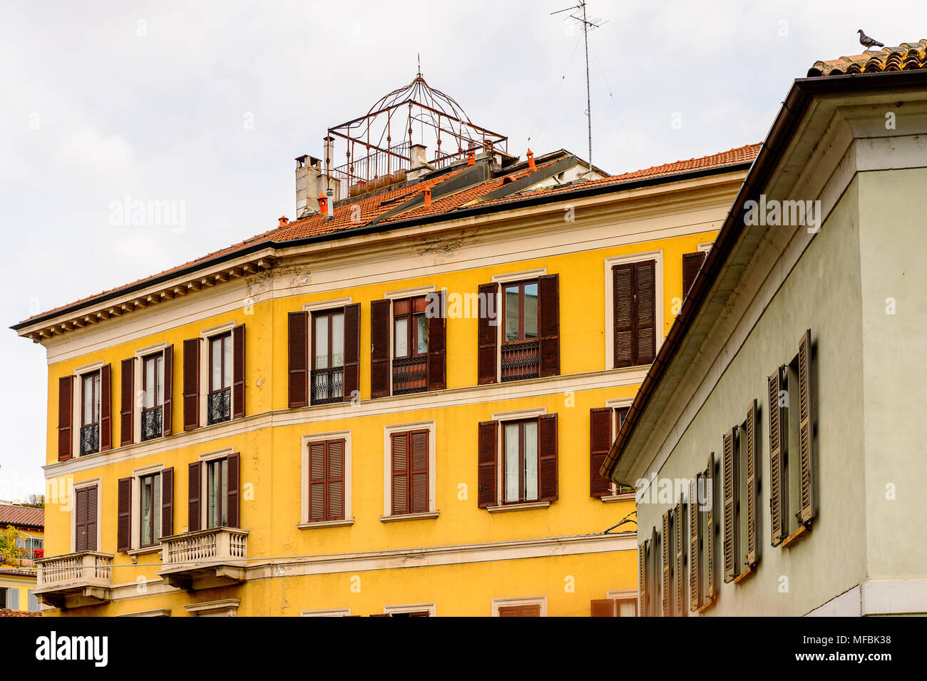 Architecture of the centre of Milan, the capital of Lombardy, Italy ...