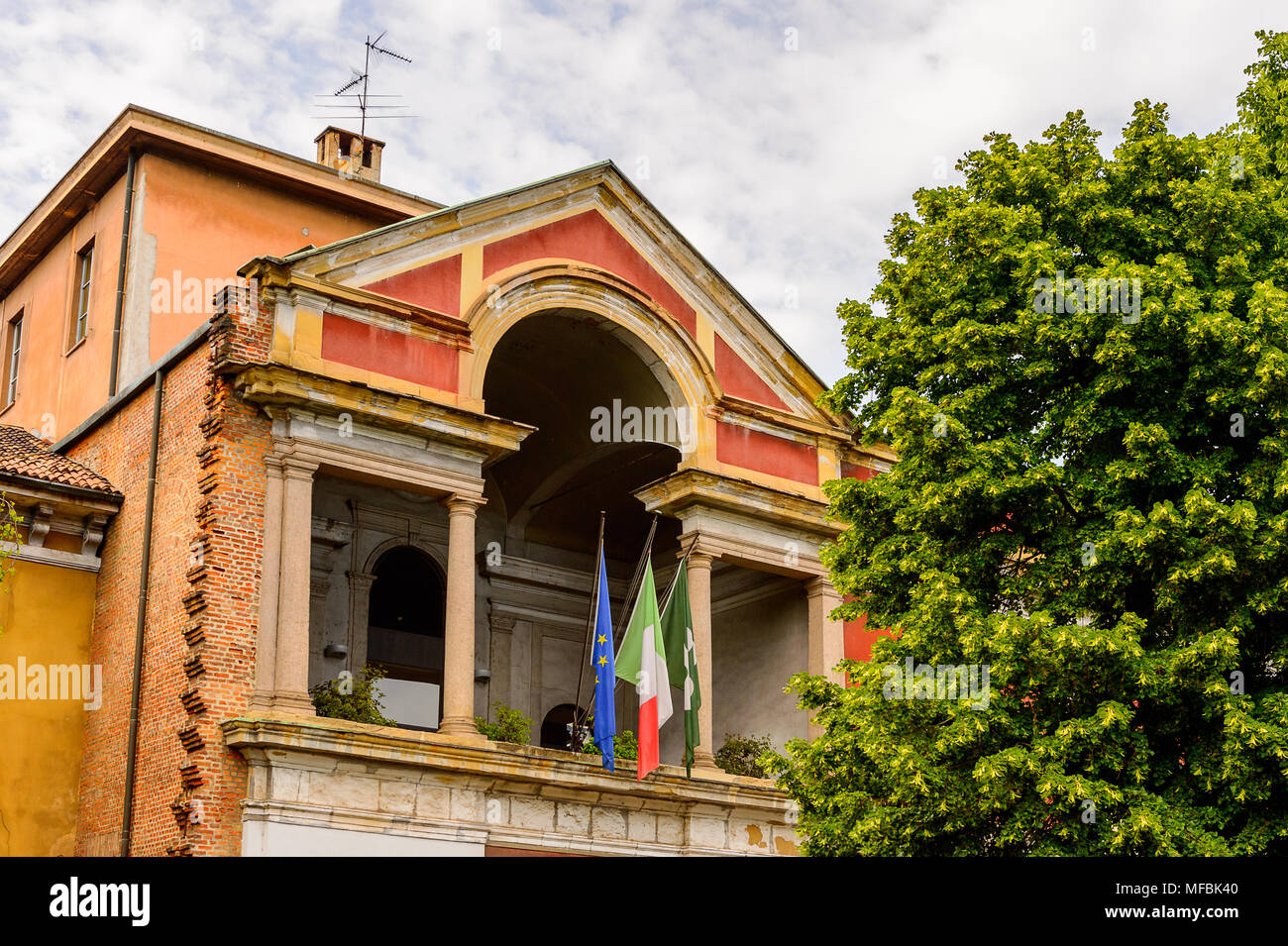 Architecture of the centre of Milan, the capital of Lombardy, Italy ...