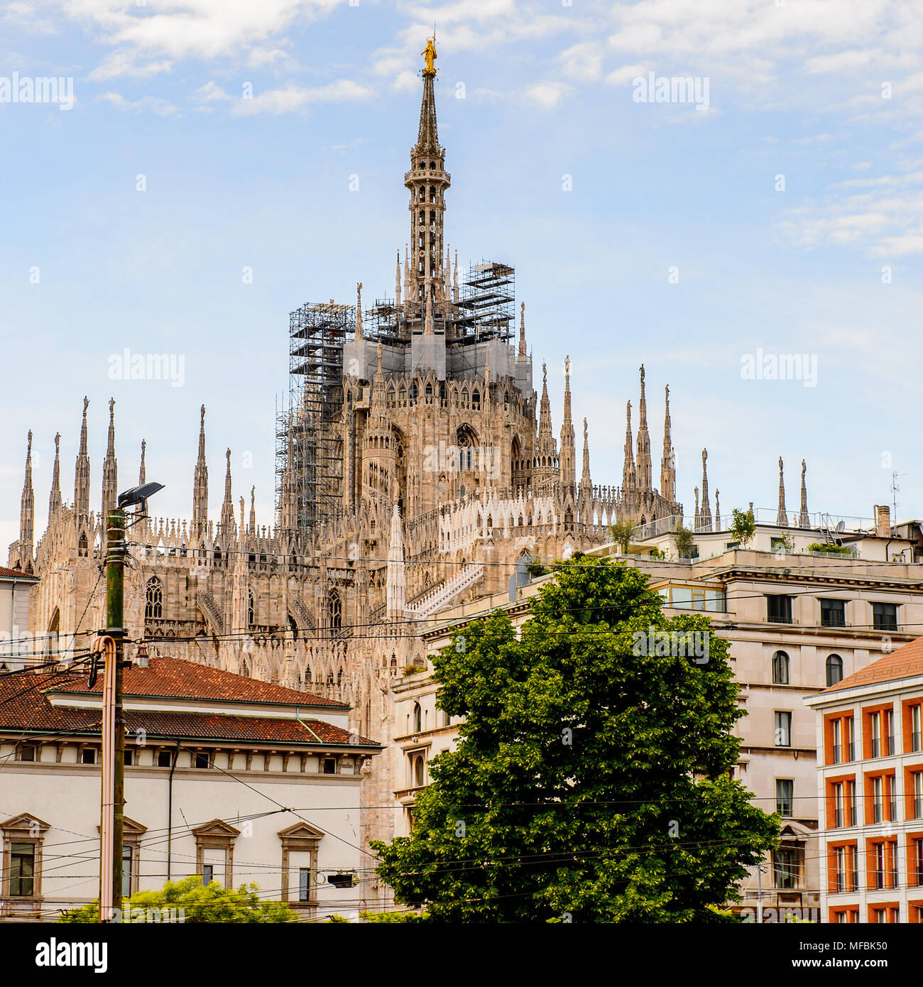 Duomo de Milano at the centre of Milan, the capital of Lombardy, Italy ...