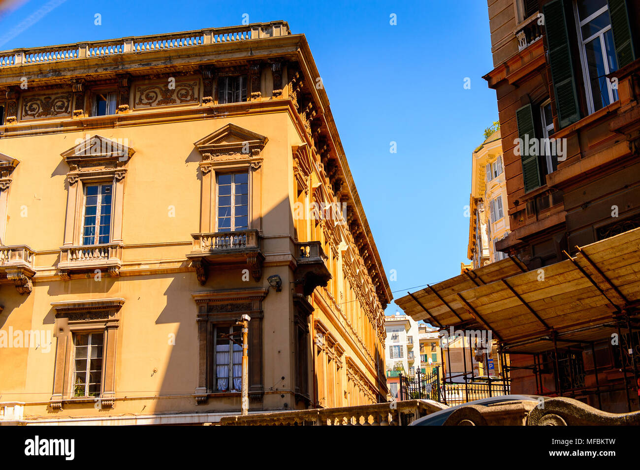 Architecture of Genoa, Italy Stock Photo - Alamy