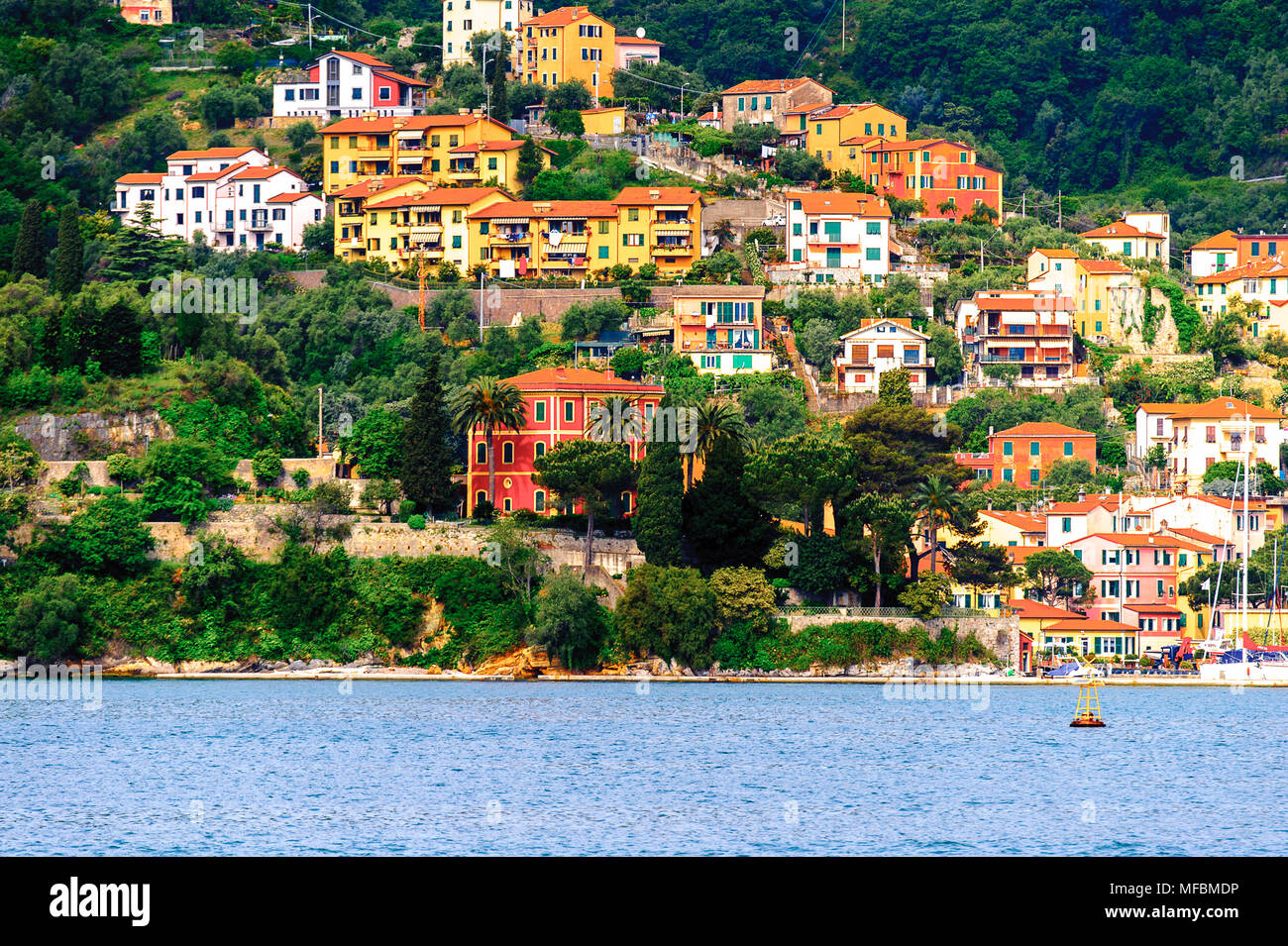 Coast of the Ligurian sea near La Spezia, Italy Stock Photo - Alamy