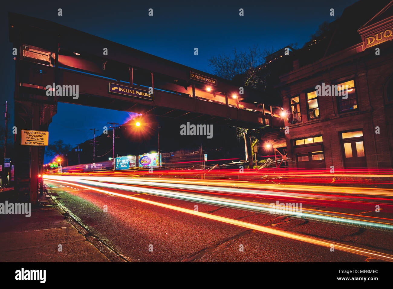 Traffic trails hi-res stock photography and images - Alamy