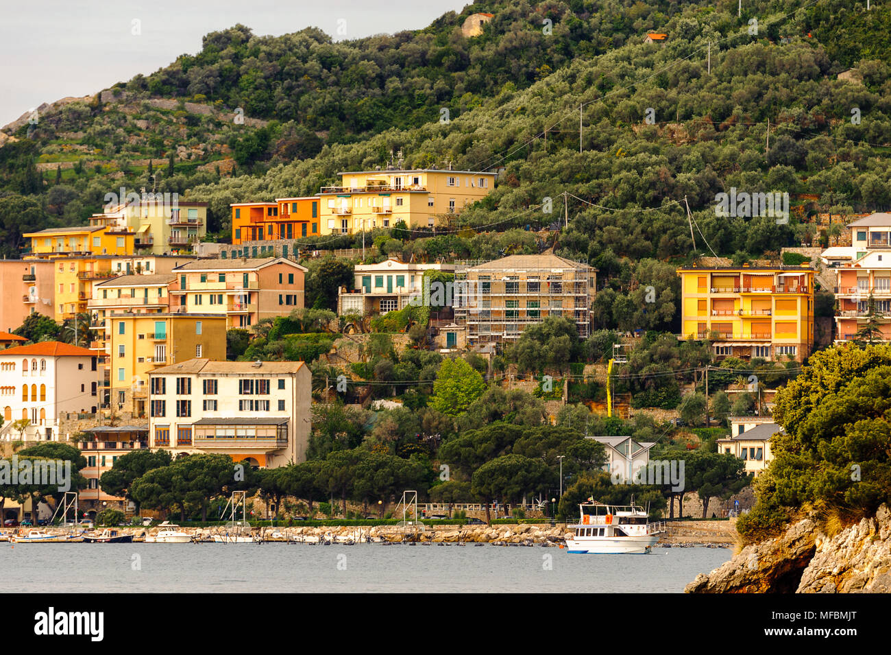 Architecture of Porto Venere, Italy. Porto Venere and the villages of ...