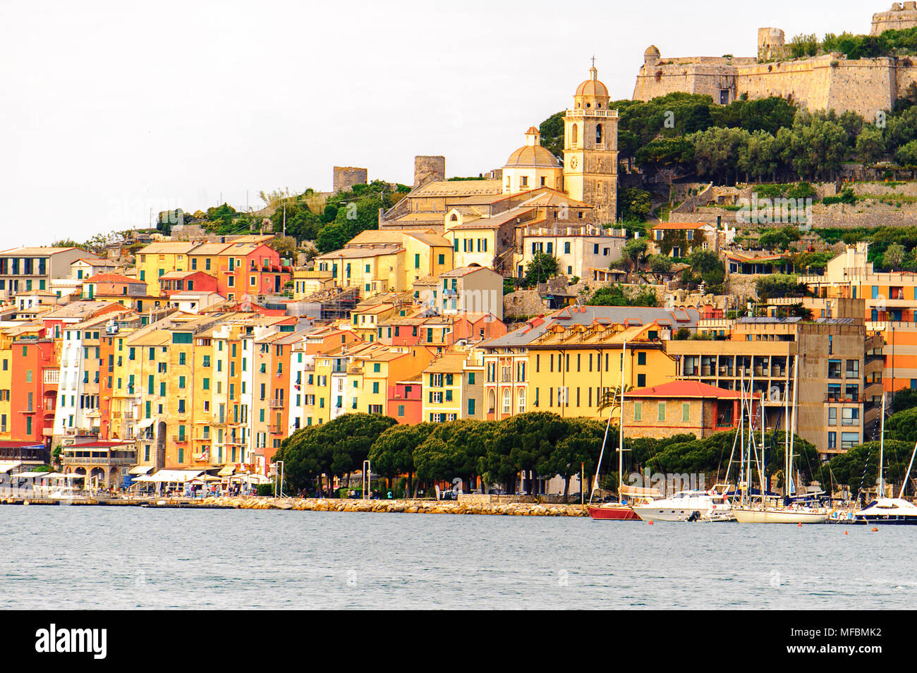 Architecture of Porto Venere, Italy. Porto Venere and the villages of ...