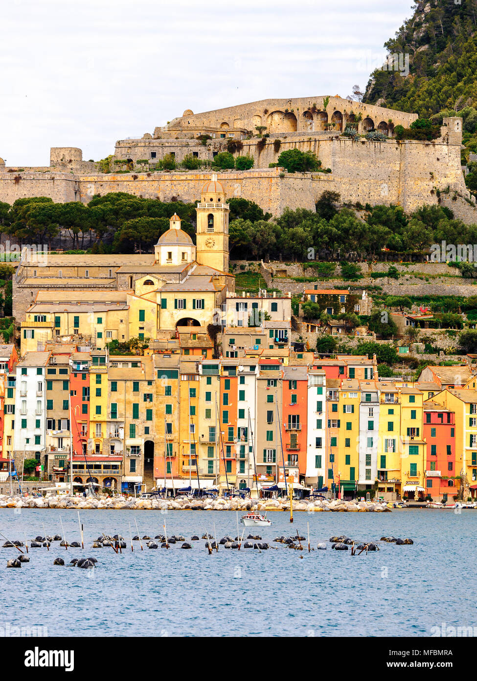 Architecture of Porto Venere, Italy. Porto Venere and the villages of ...