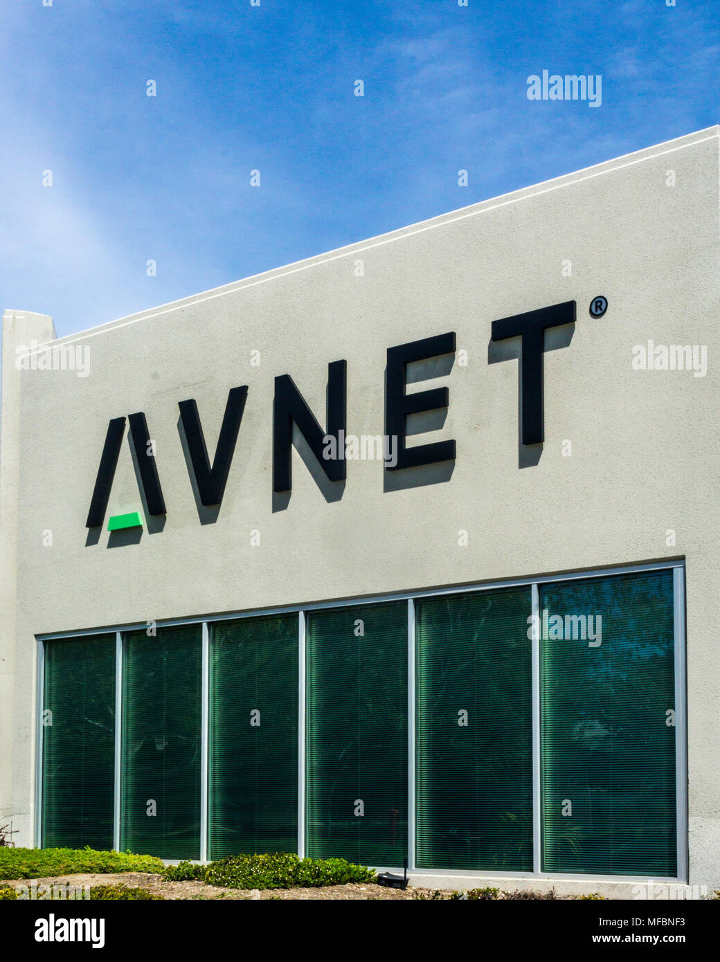 Avnet corporation in the Silicon Valley of Northern California USA ...