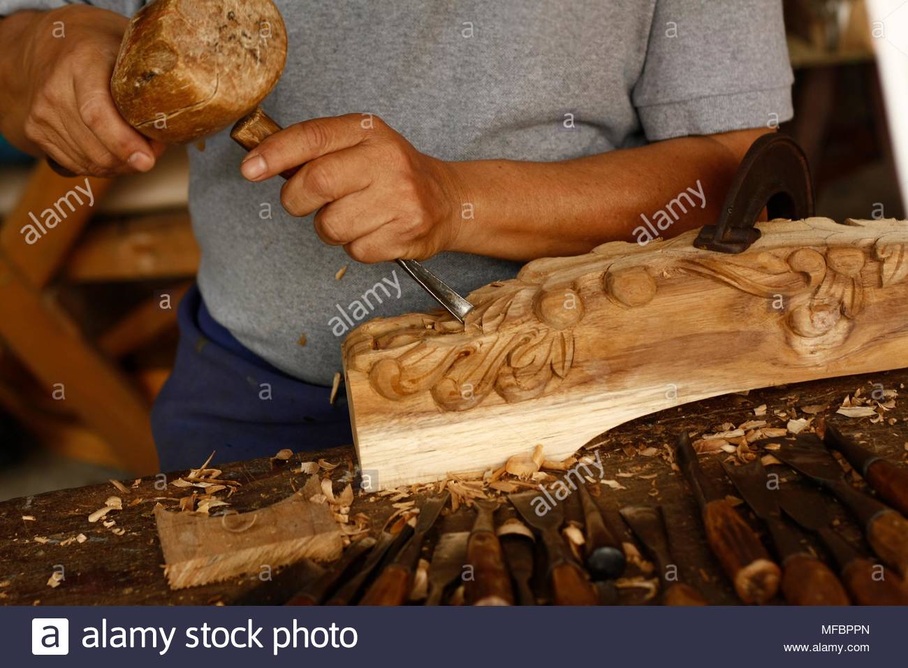 Skilled Carver High Resolution Stock Photography and Images - Alamy