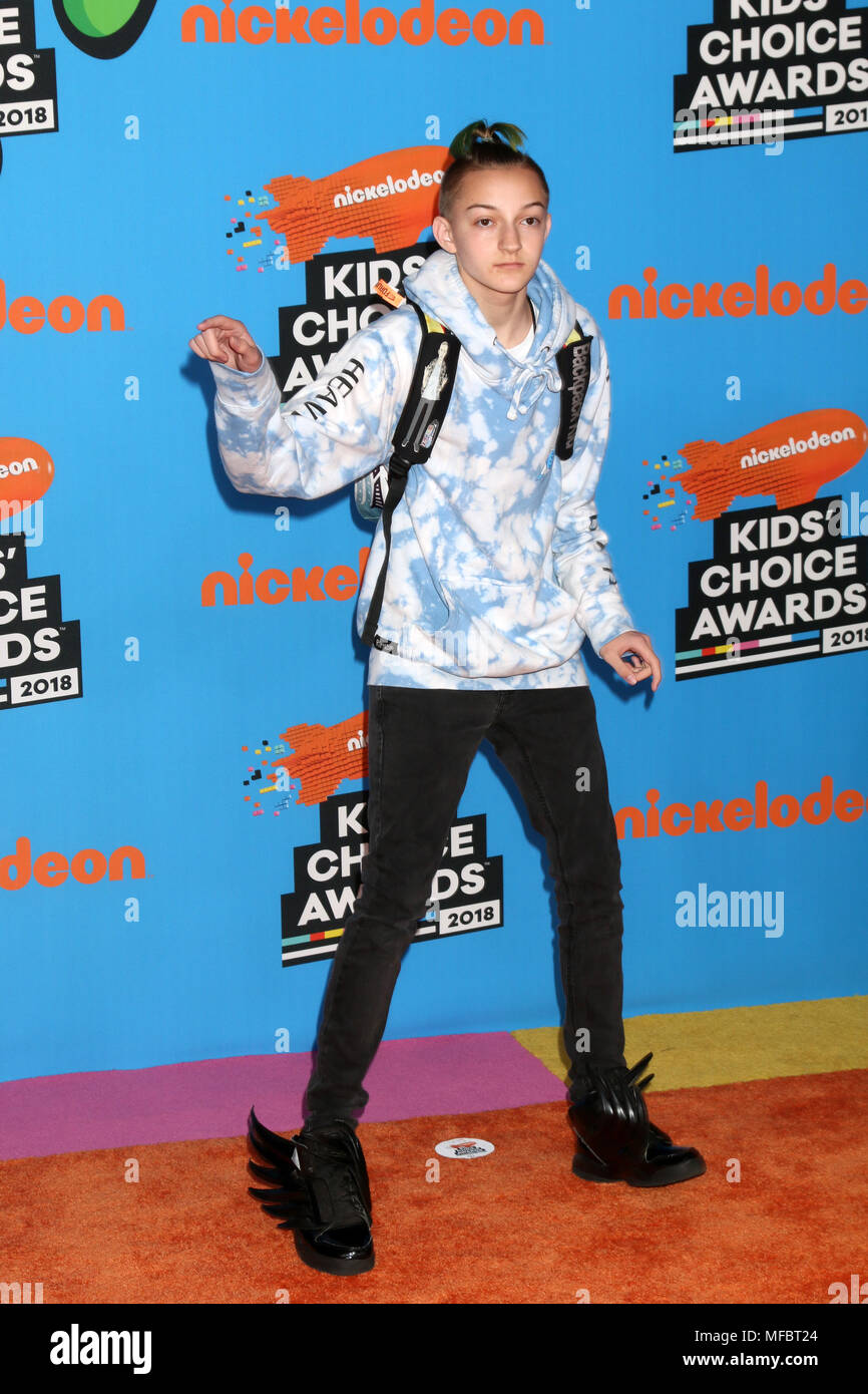 2018 Nickelodeon Kids' Choice Awards, held at The Forum in Inglewood ...