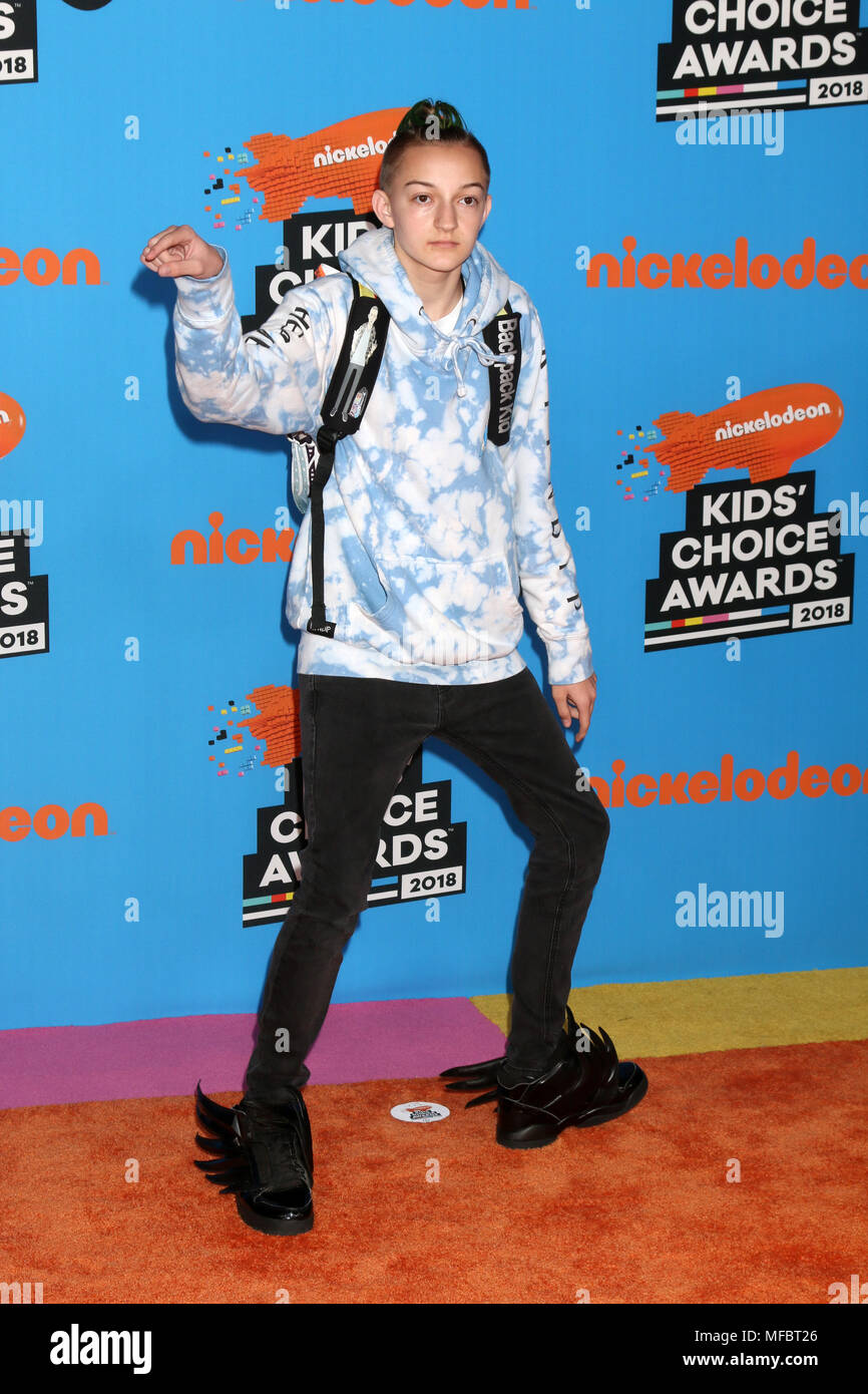 2018 Nickelodeon Kids' Choice Awards, held at The Forum in Inglewood ...