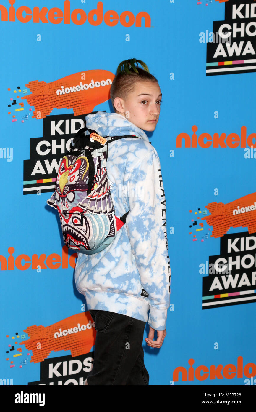 2018 Nickelodeon Kids' Choice Awards, held at The Forum in Inglewood ...