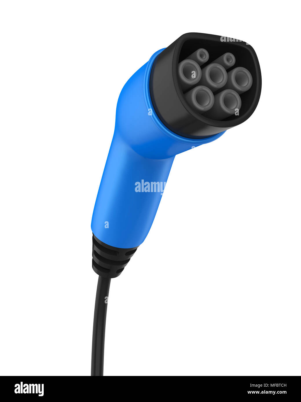 Electric vehicle charger station Cut Out Stock Images & Pictures - Alamy