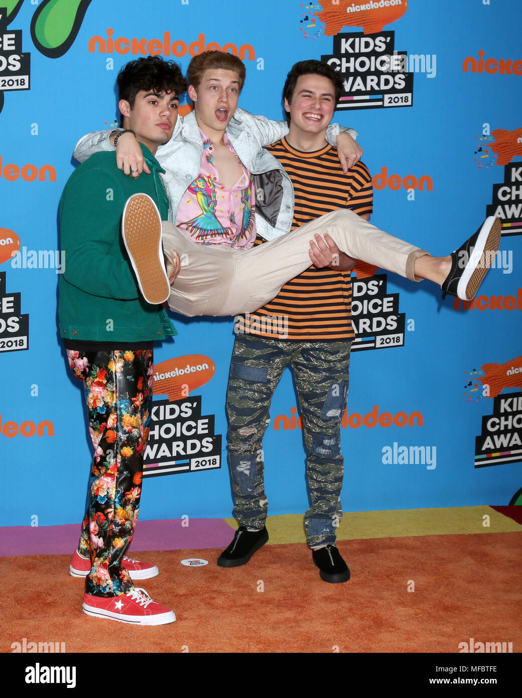 2018 Nickelodeon Kids' Choice Awards, held at The Forum in Inglewood ...