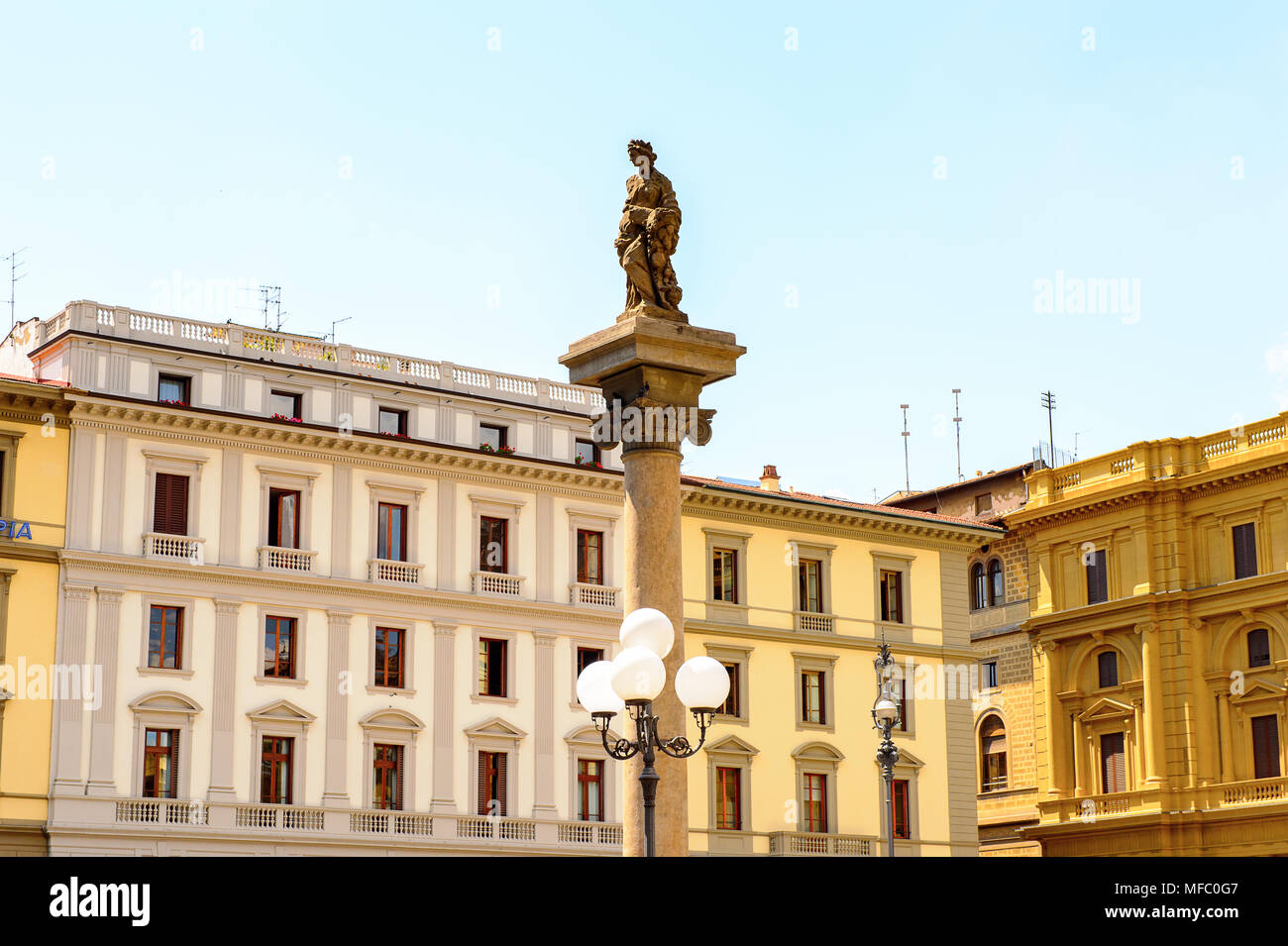 Republic Square in Florence, Italy Stock Photo - Alamy