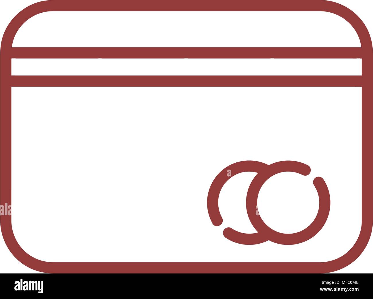 Id card outline Stock Vector Images - Alamy