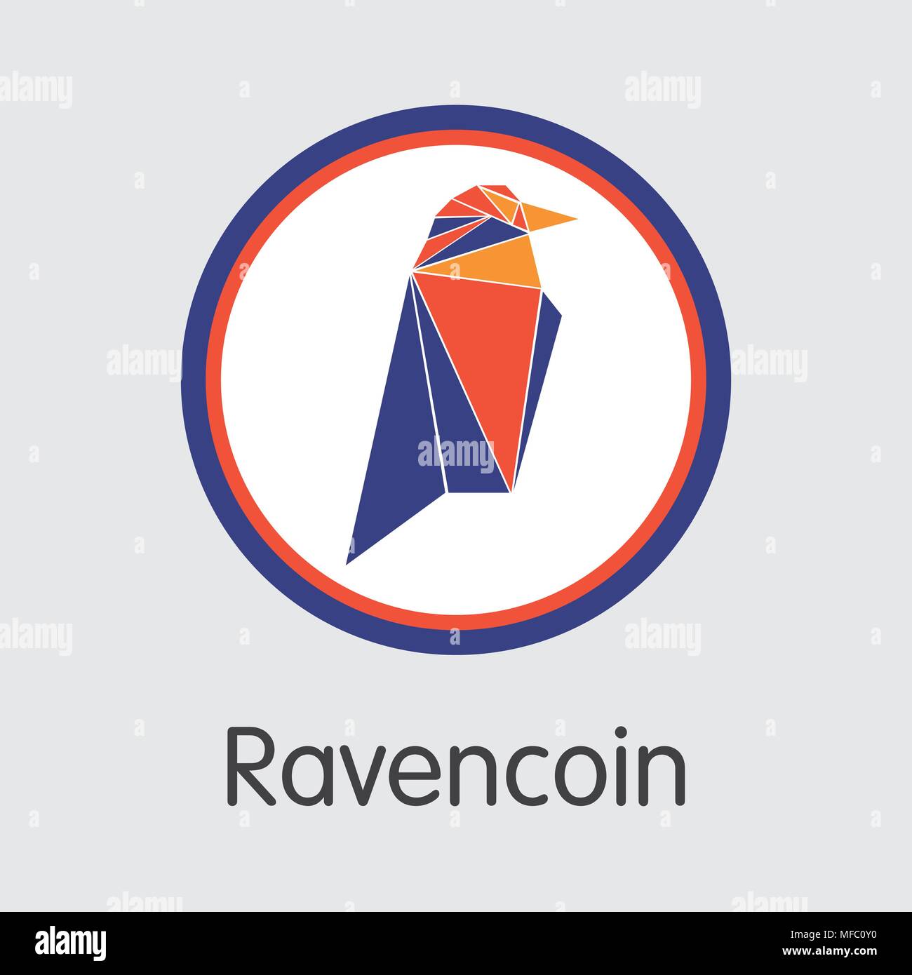 Ravencoin rvn coin Stock Vector Images - Alamy