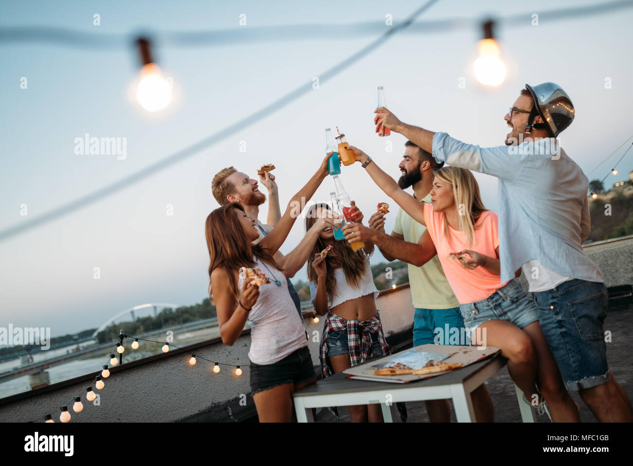 Young women having fun together hi-res stock photography and images - Alamy