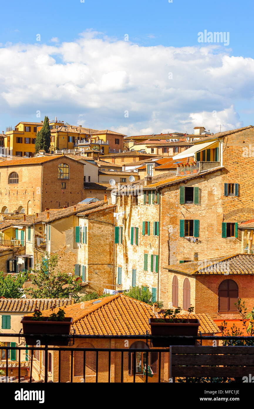Architecture of the Historic centre of Siena. UNESCO a World Heritage ...