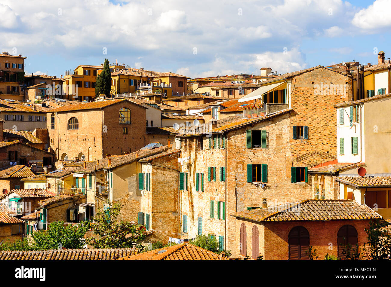 Architecture of the Historic centre of Siena. UNESCO a World Heritage ...