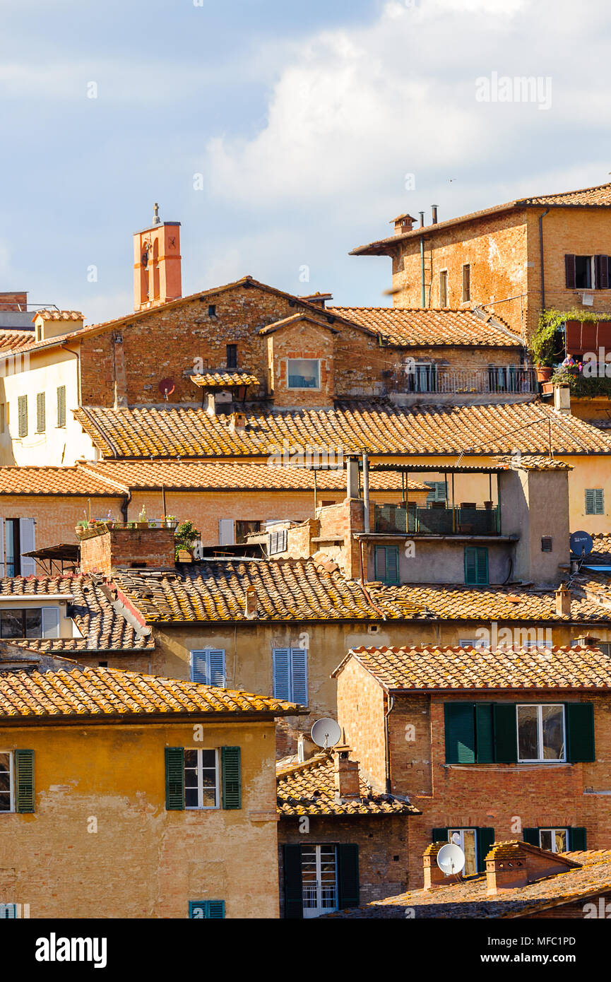 Architecture of the Historic centre of Siena. UNESCO a World Heritage ...