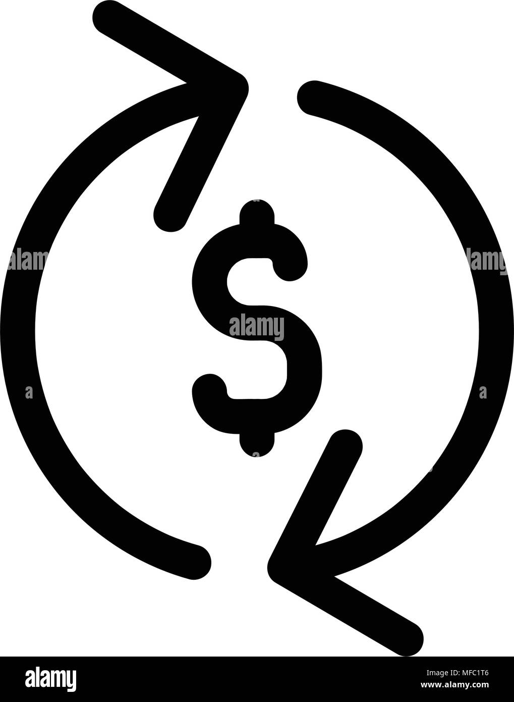 Money circulation Stock Vector Images - Alamy