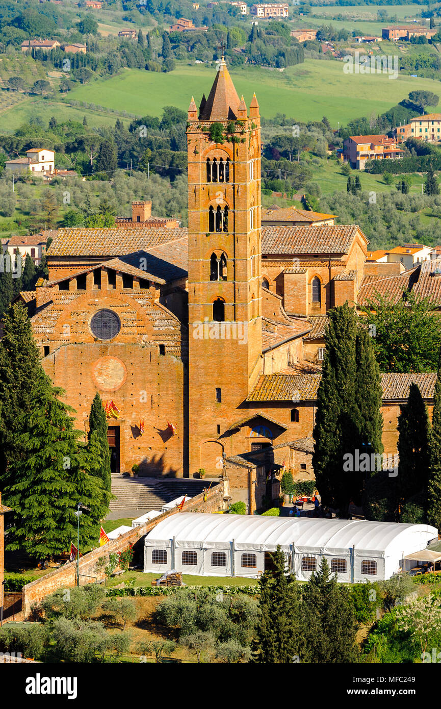Roof tops of the Historic centre of Siena. UNESCO a World Heritage Site ...