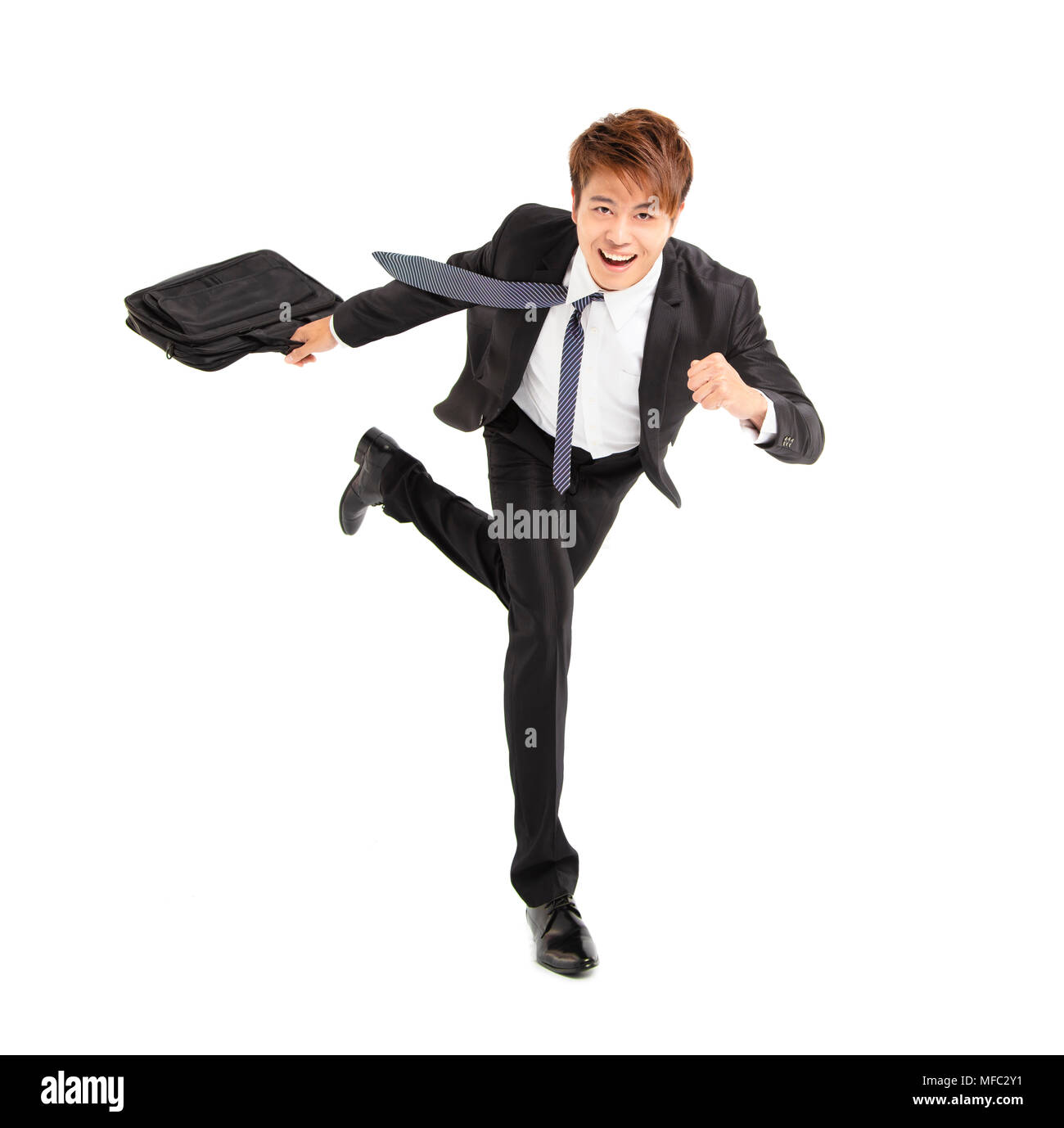 Business jump Cut Out Stock Images & Pictures - Alamy