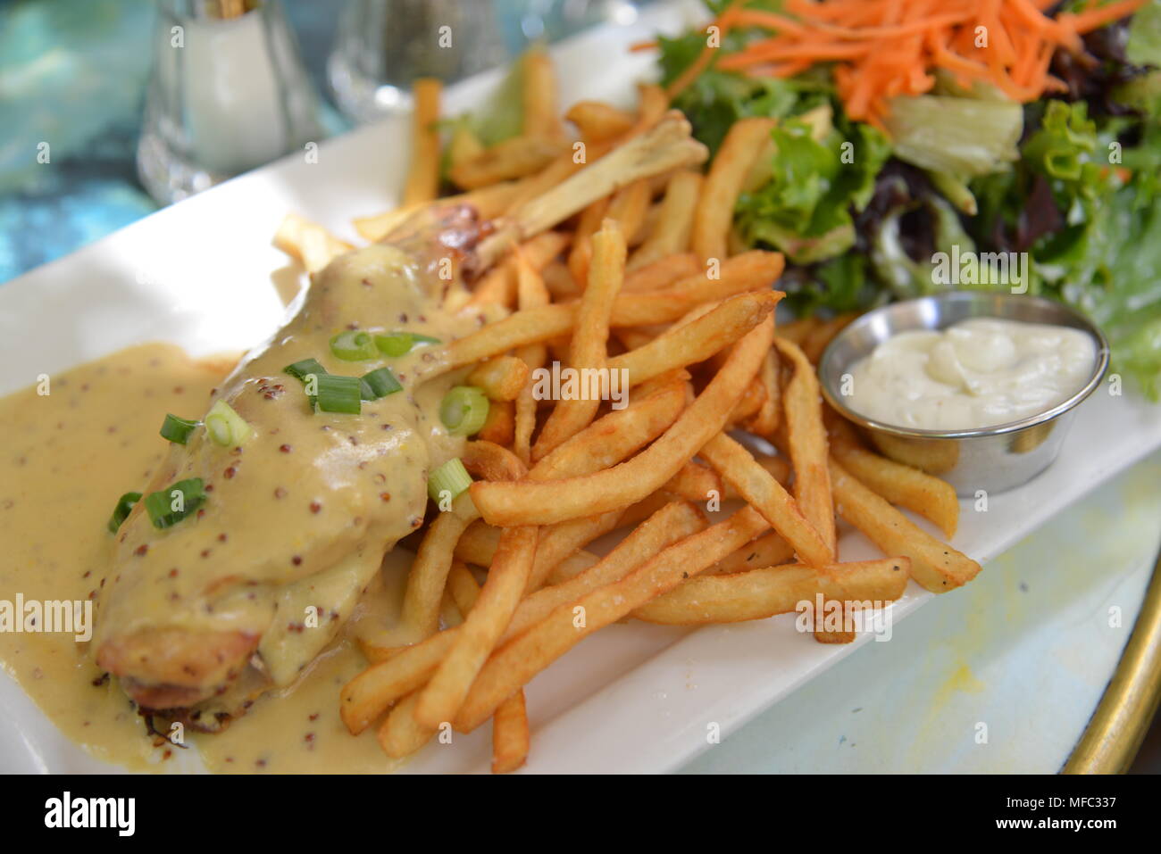 food- Lapin Saute Stock Photo - Alamy