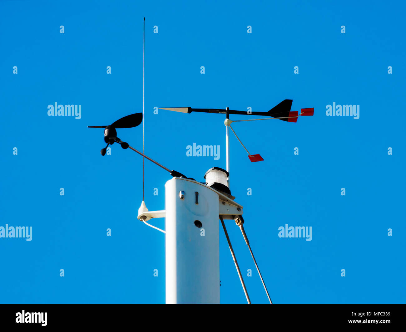 Nautical accessories for communications and navigation positioned on ...