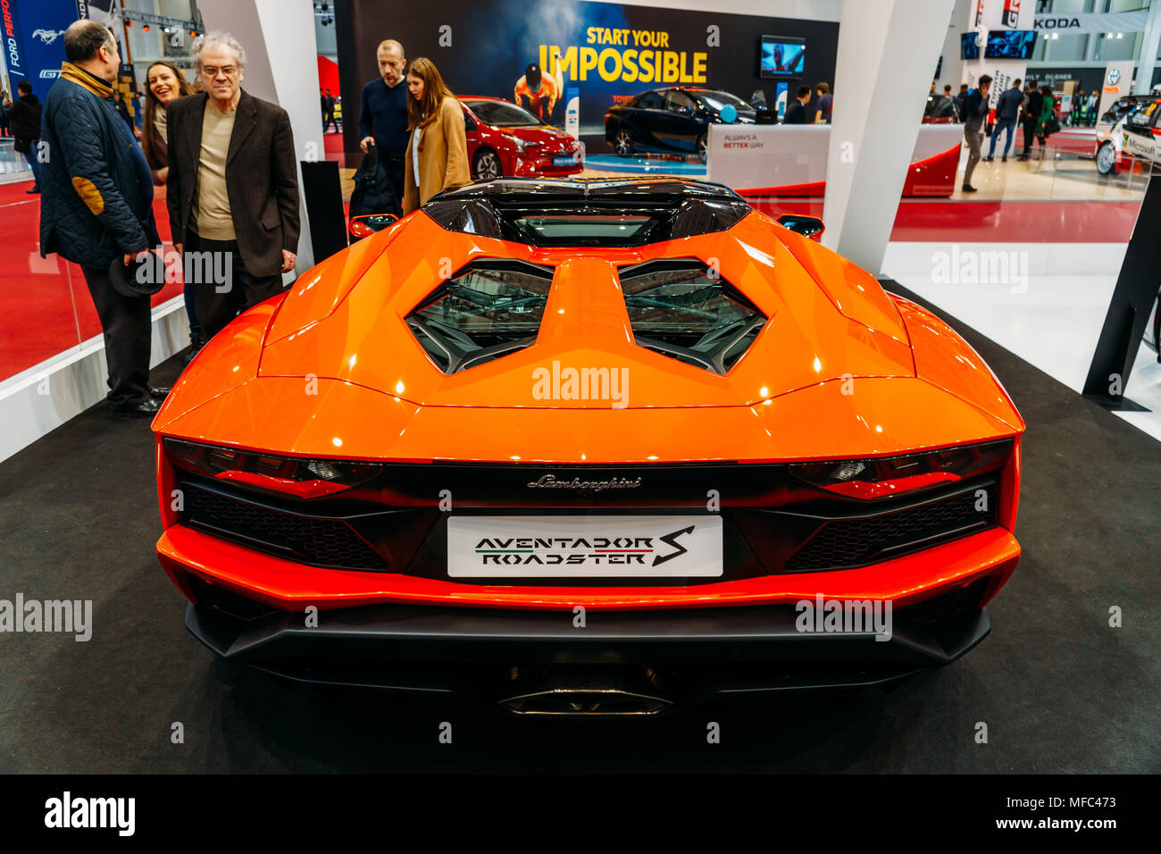 Lamborghini show model hi-res stock photography and images - Alamy