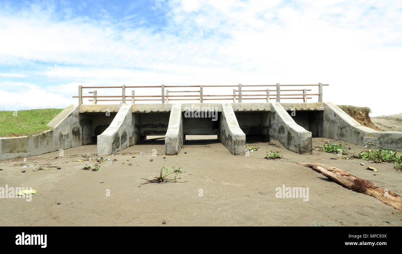 Abandoned Dry Dam located in Meulaboh west Aceh Indonesia Stock Photo ...