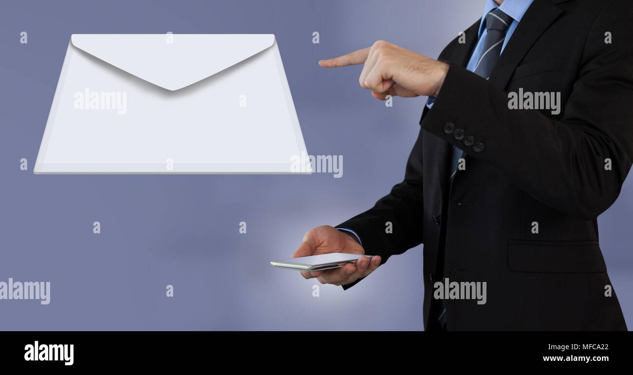 Message man hi-res stock photography and images - Alamy