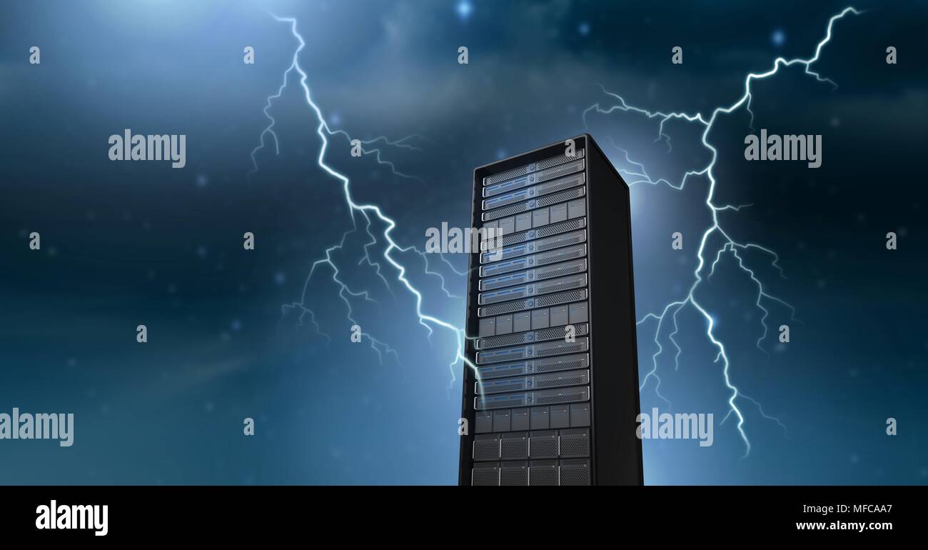 Lightning strikes tower hi-res stock photography and images - Alamy