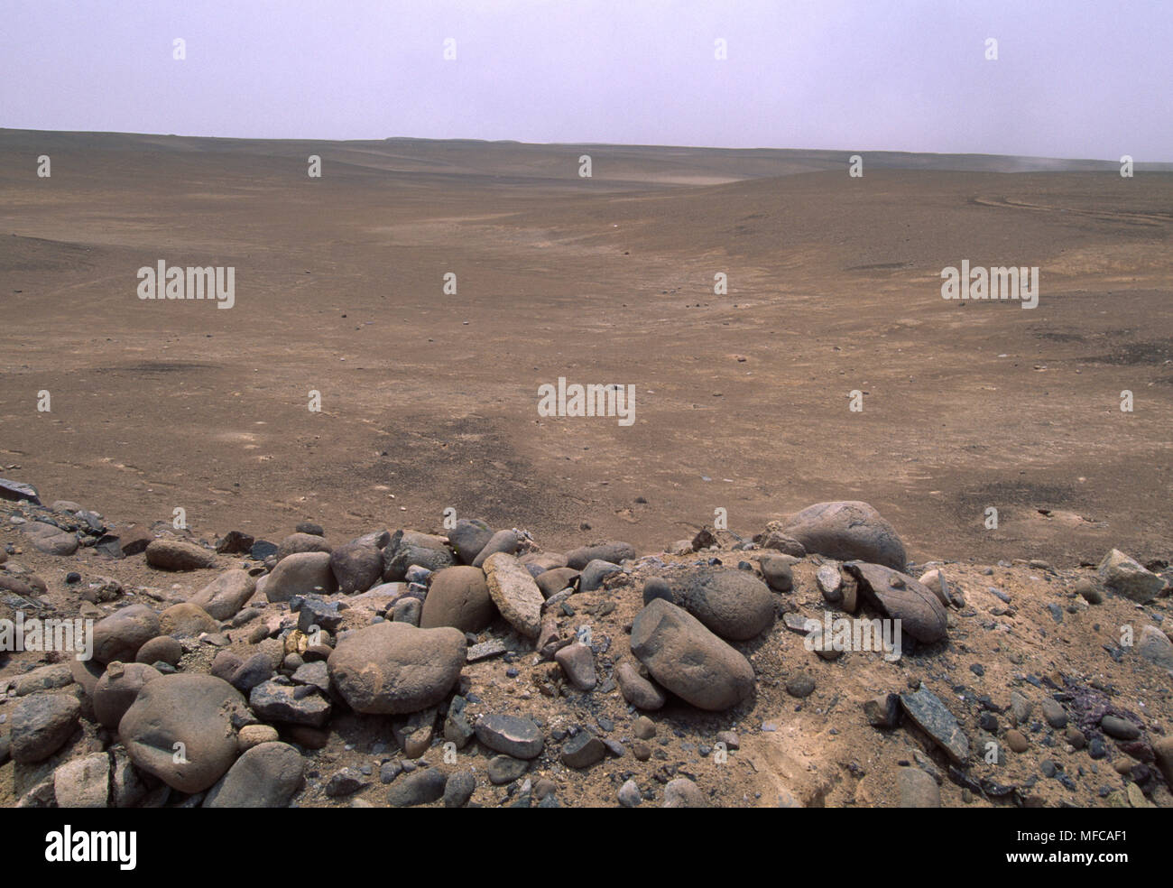 ATACAMA DESERT Northern part of coastal fog desert, Peru, South America ...