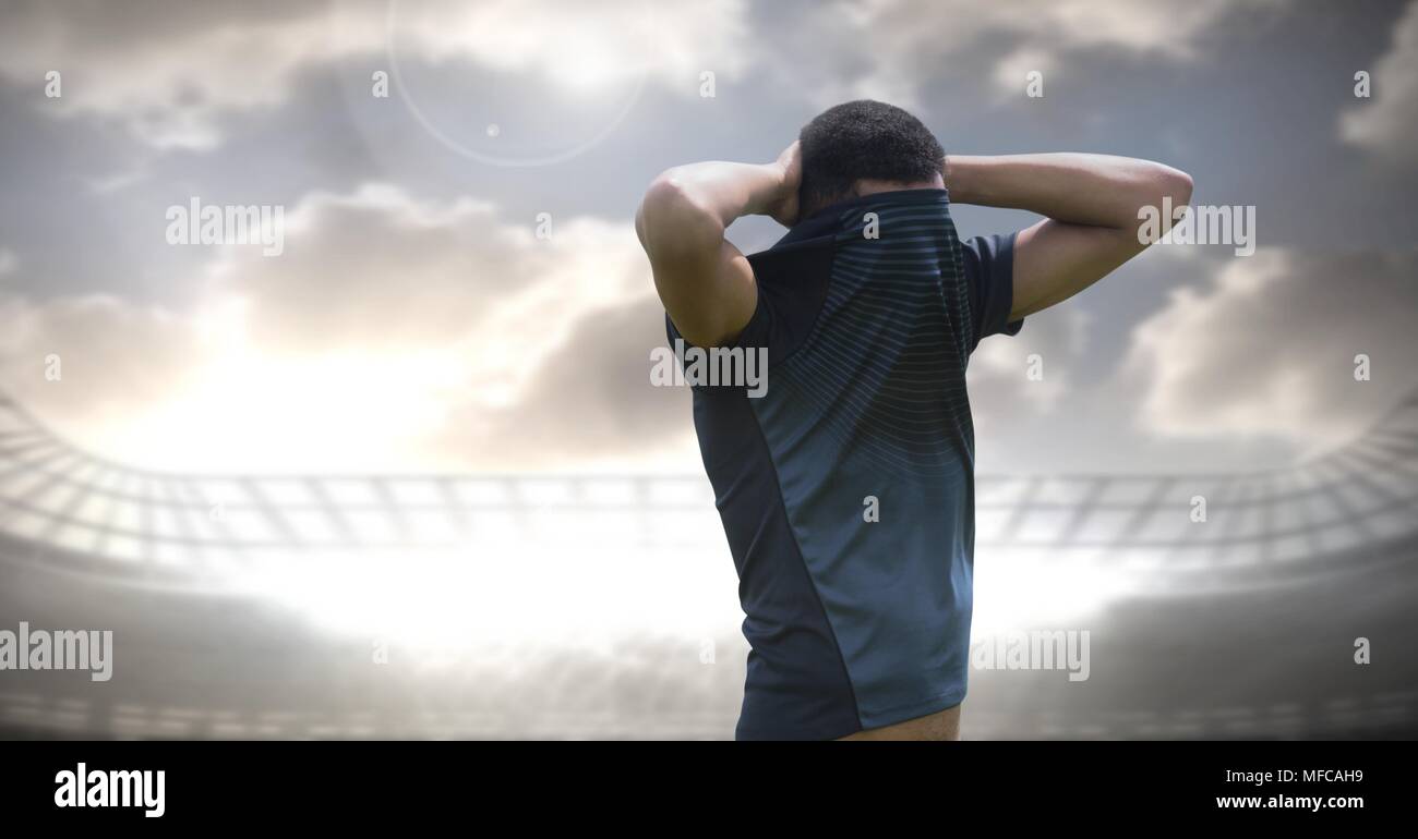 Disappointed football player hi-res stock photography and images - Alamy