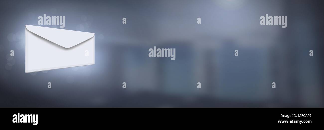 Envelope letter message floating Stock Photo - Alamy