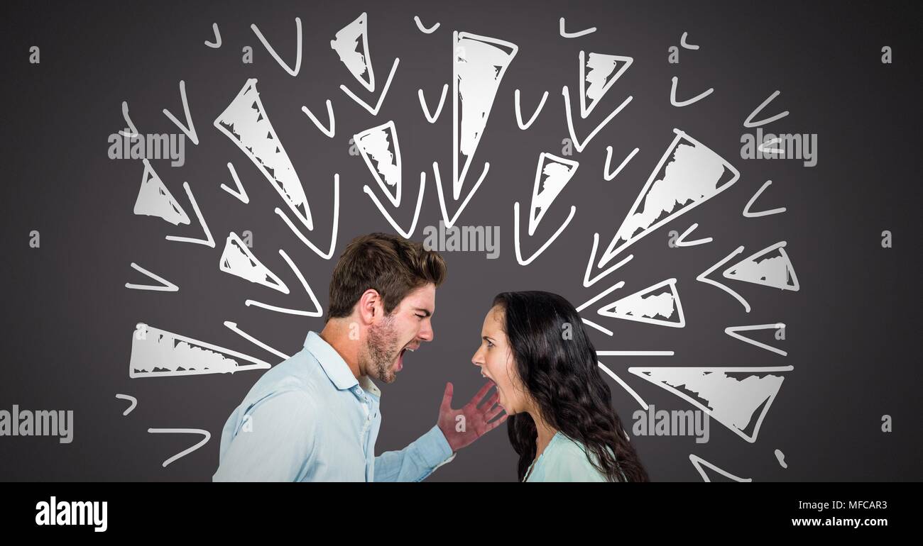 Black couple arguing hi-res stock photography and images - Alamy