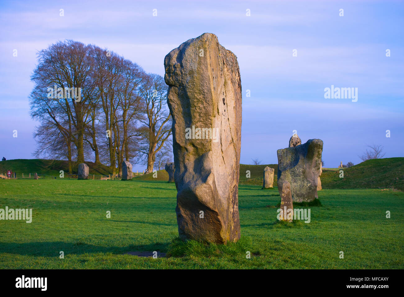 Avebury stone circle Avebury Marlborough Wiltshire England Stock Photo ...