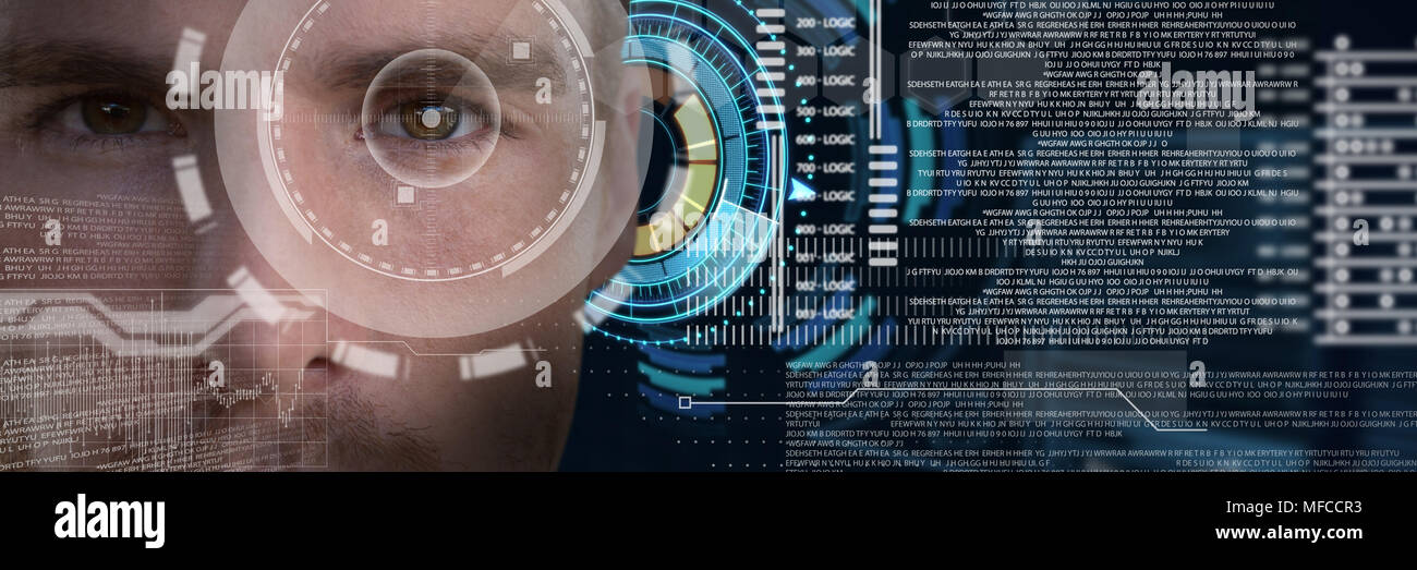 3d man looking display hi-res stock photography and images - Alamy