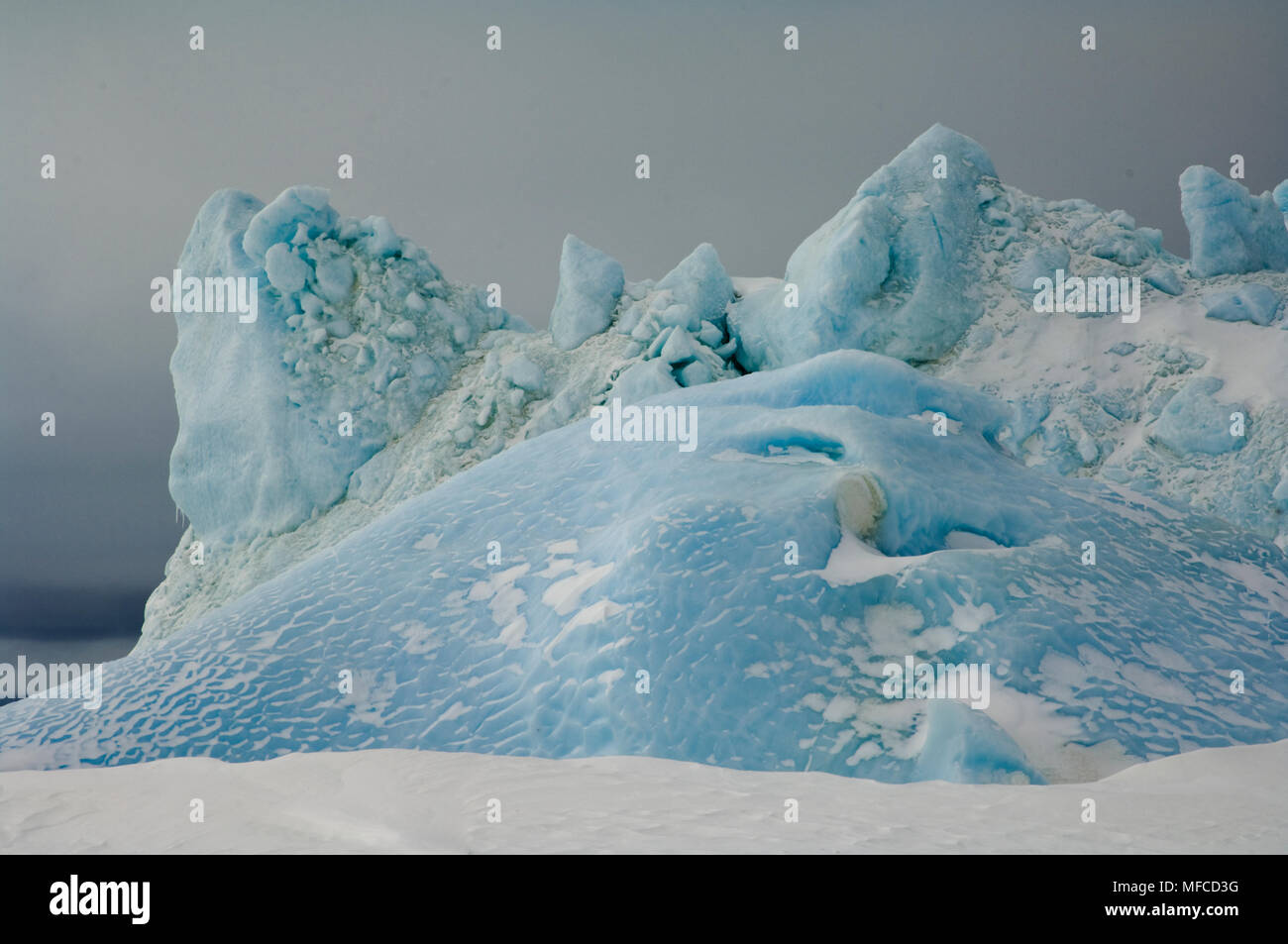 Antarctica: pack ice near James Ross Island, Erebus and Terror Gulf ...