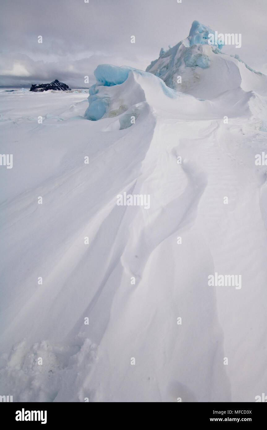 Antarctica: pack ice near James Ross Island, Erebus and Terror Gulf ...