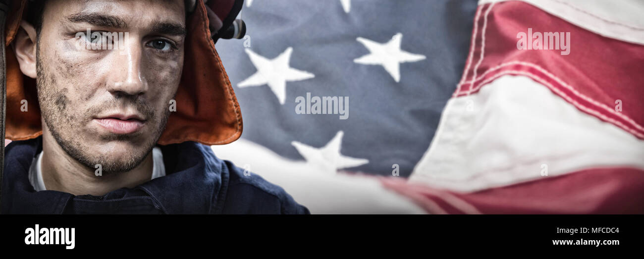 Fireman face hi-res stock photography and images - Alamy